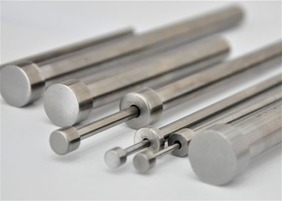 SKH51 TiCN Plastic Injection Mold Parts , Nitriding Straight Ejector Pin
